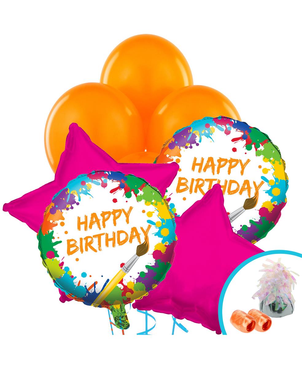 Art Party Balloon Bouquet - PartyBell.com