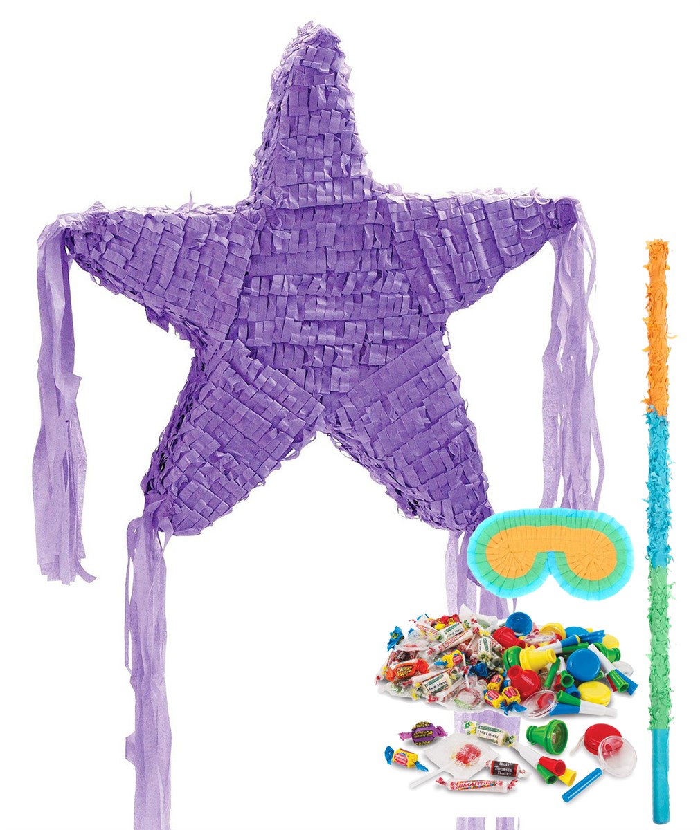 Lavender Star Pinata Kit - PartyBell.com