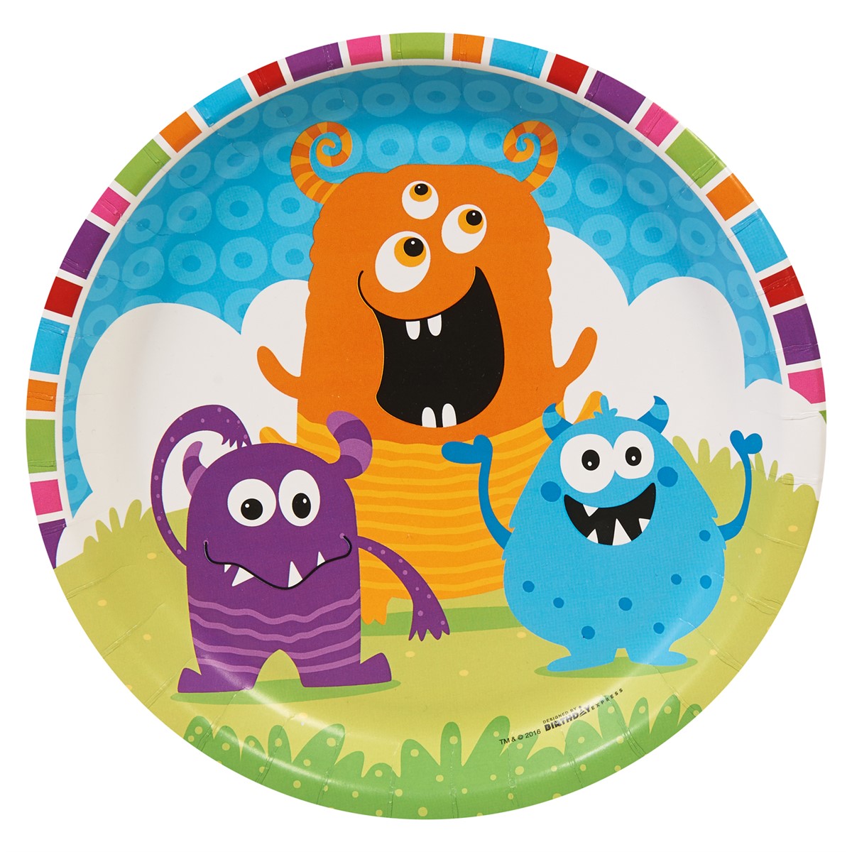 Monsters Dinner Plates - PartyBell.com