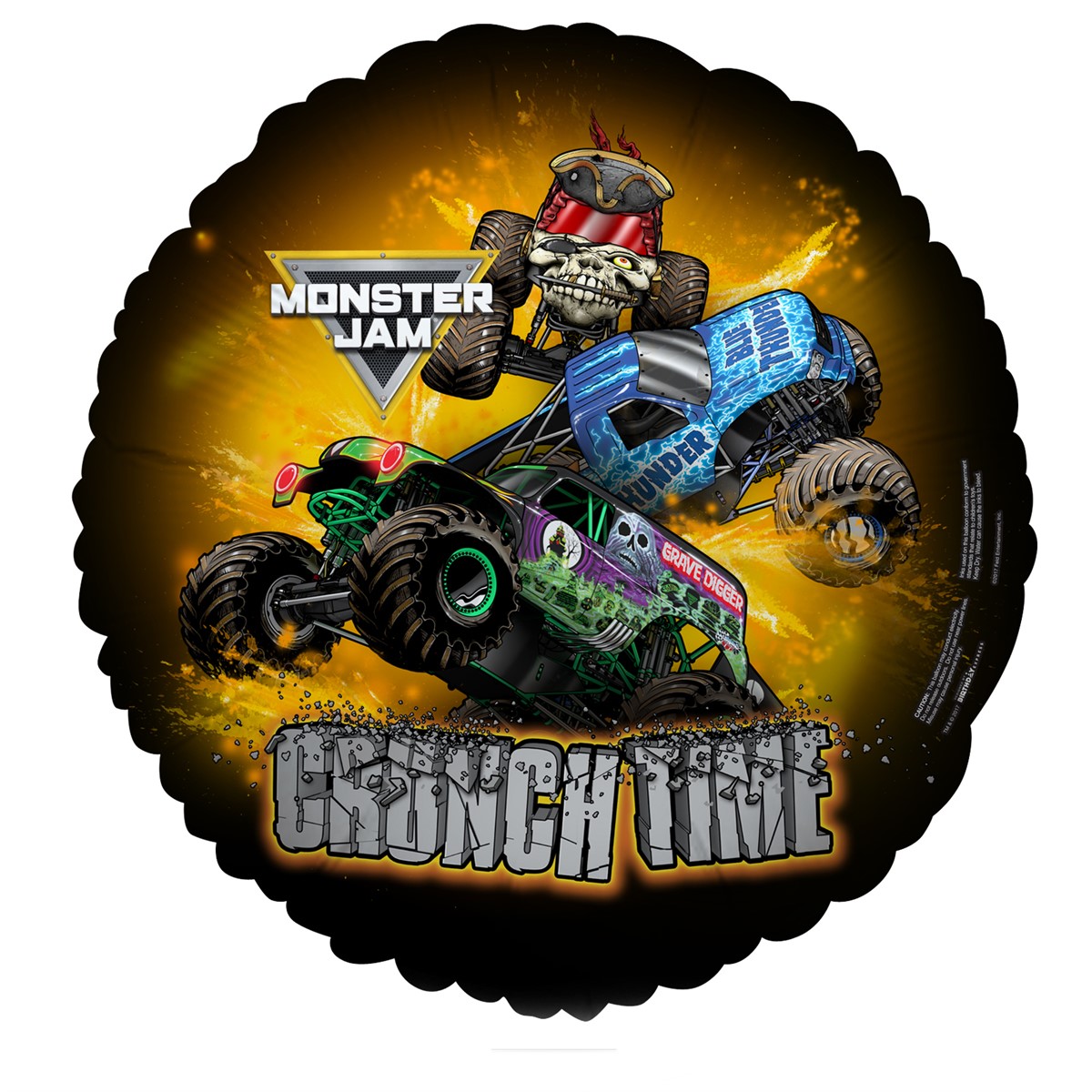 Monster Jam Theme Foil Balloon - PartyBell.com