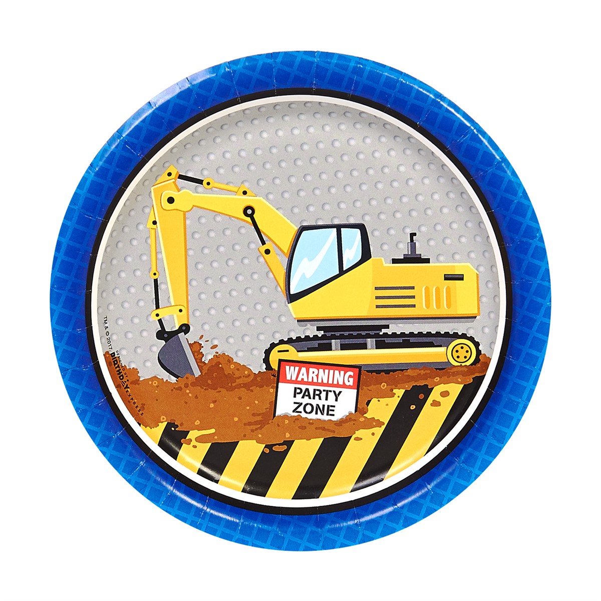 Construction Party Dessert Plates - PartyBell.com