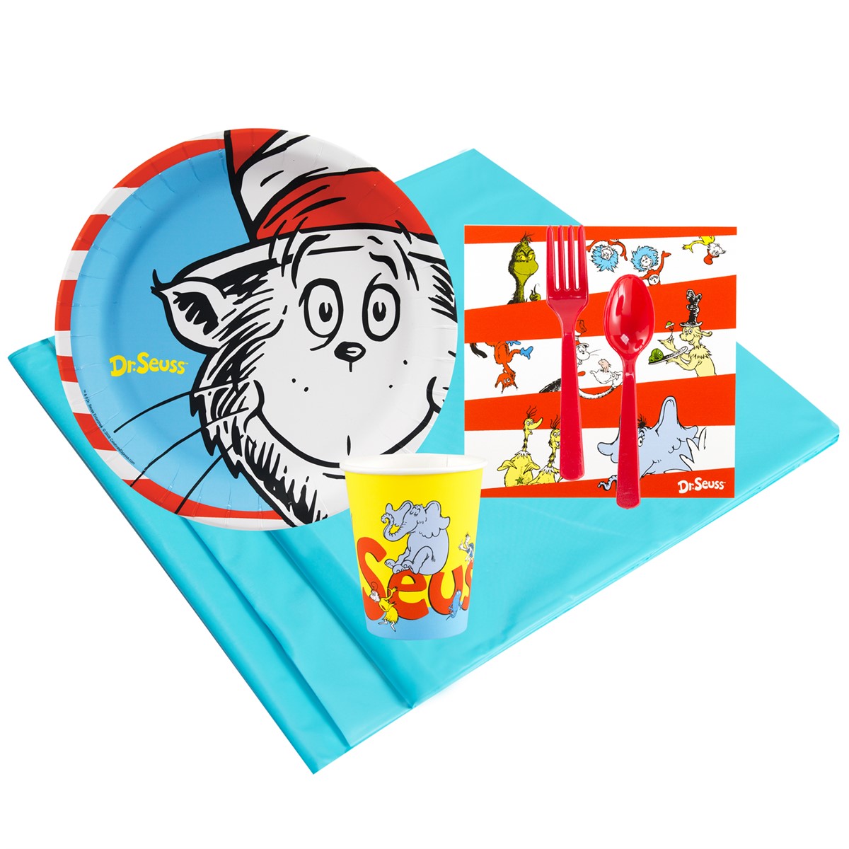 Dr Seuss 8 Guest Party Pack - PartyBell.com