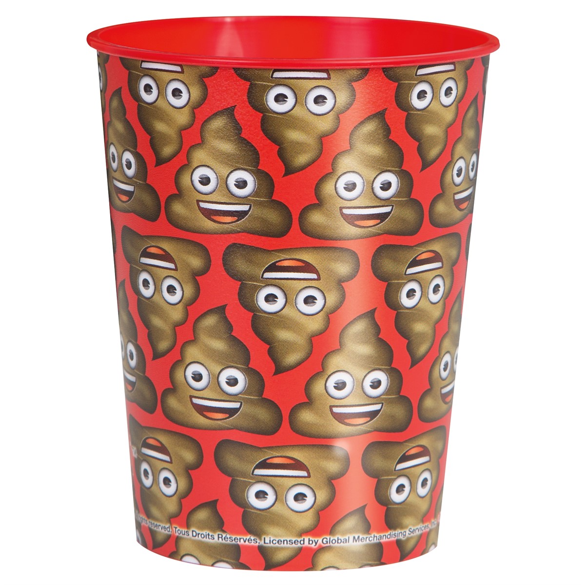 Emoji Poop 16oz Plastic Favor Cup (1) - PartyBell.com