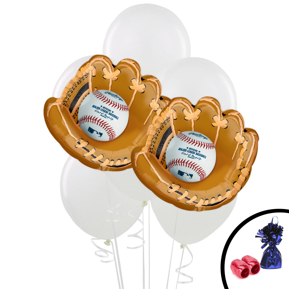 Baseball Jumbo Balloon Bouquet - PartyBell.com