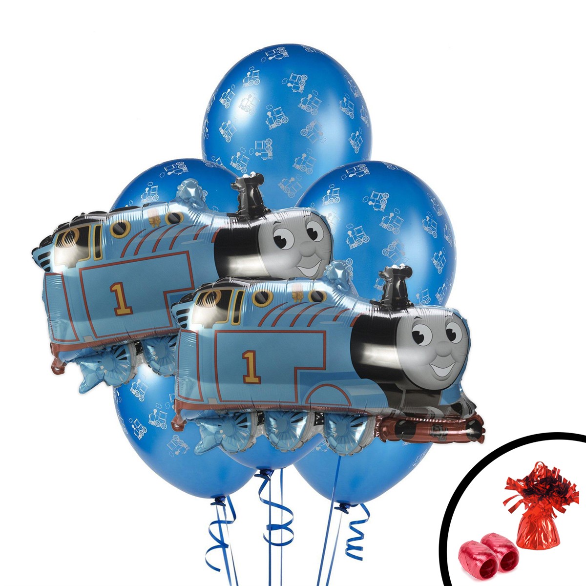 Thomas the Train Jumbo Balloon Bouquet - PartyBell.com