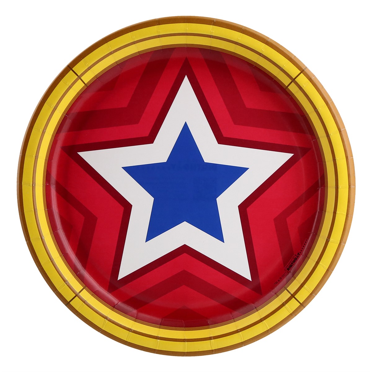 Mighty Girl Power Dinner Plate - PartyBell.com