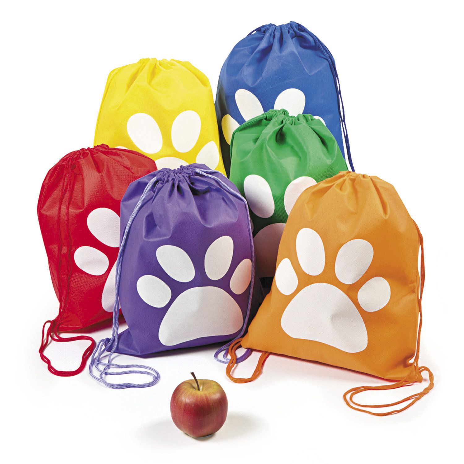 Paw Print Drawstring Backpack(12) - PartyBell.com
