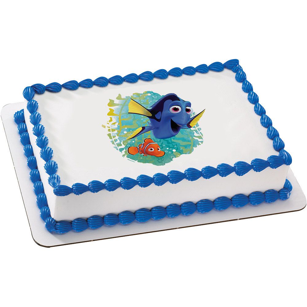 Finding Dory Quarter Sheet Edible Cake Topper (Each) - PartyBell.com