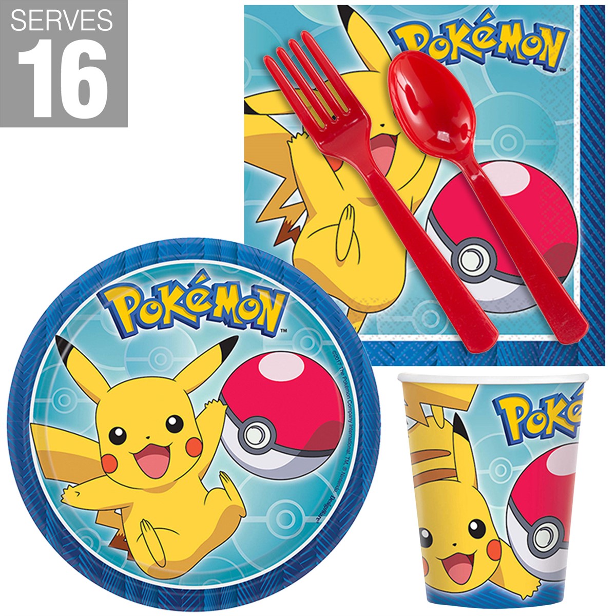 Pokemon Core Snack Pack for 16 - PartyBell.com