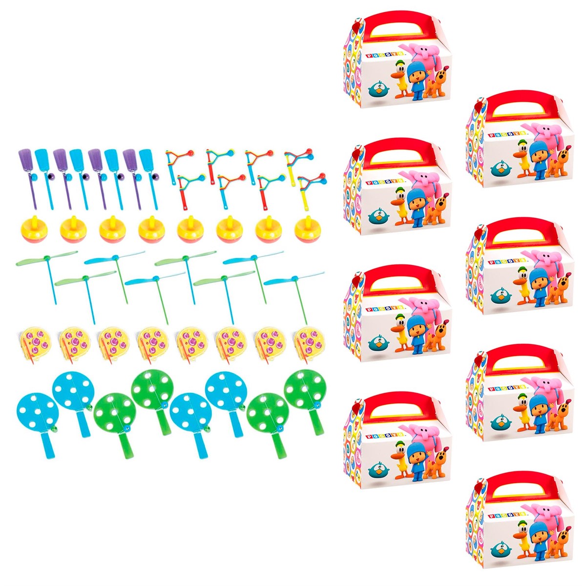 Pocoyo Filled Favor Box Kit (For 8 Guests) - PartyBell.com