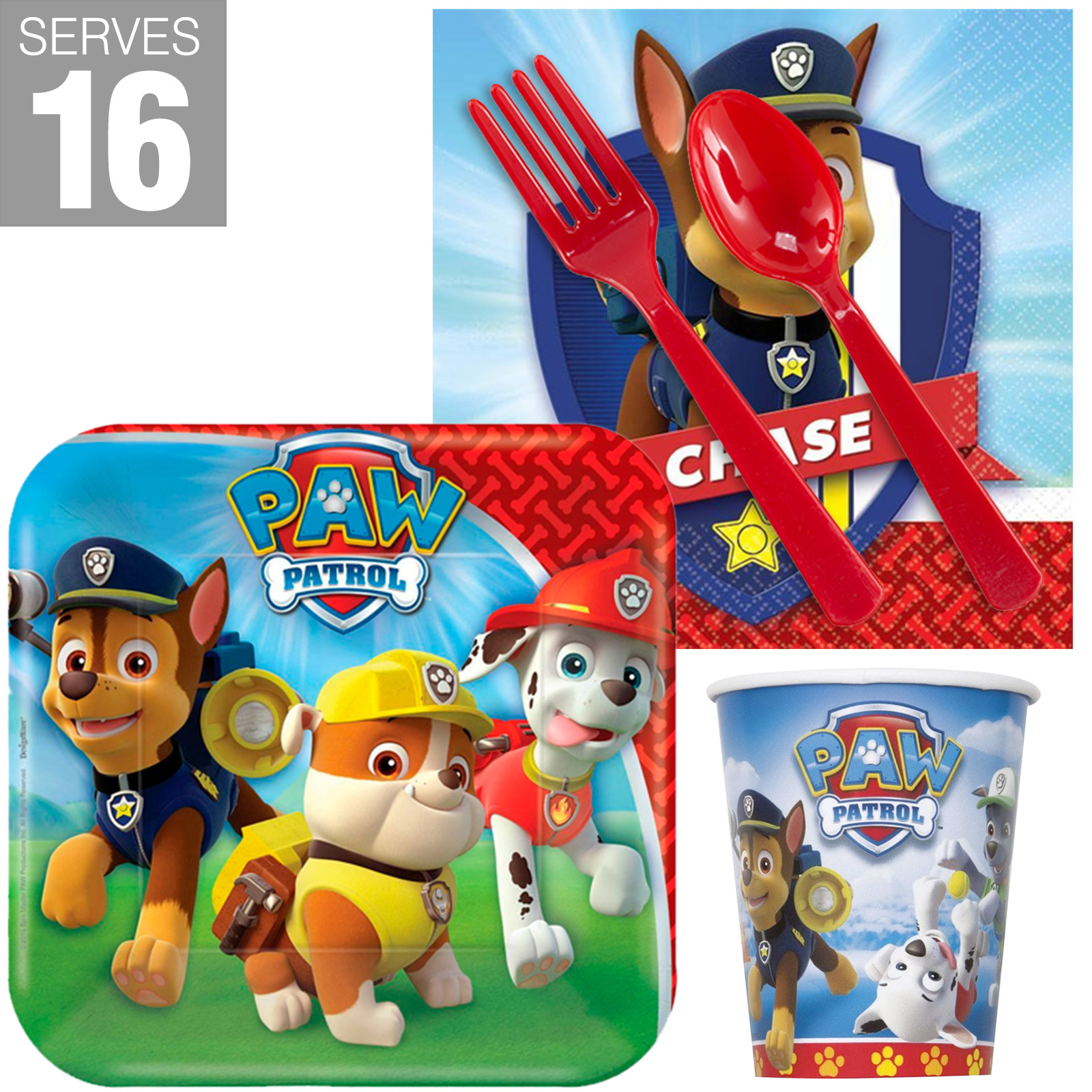 Paw Patrol Snack Party Pack For 16