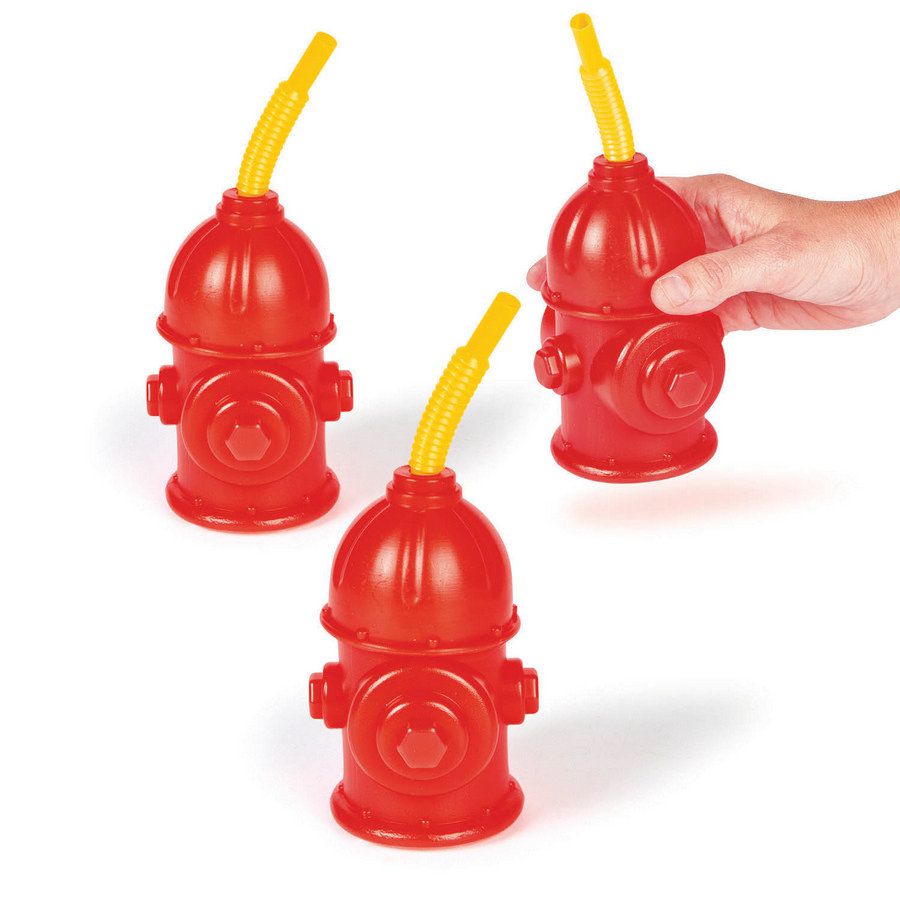 Fire Hydrant Molded Cups (8Pc) - PartyBell.com