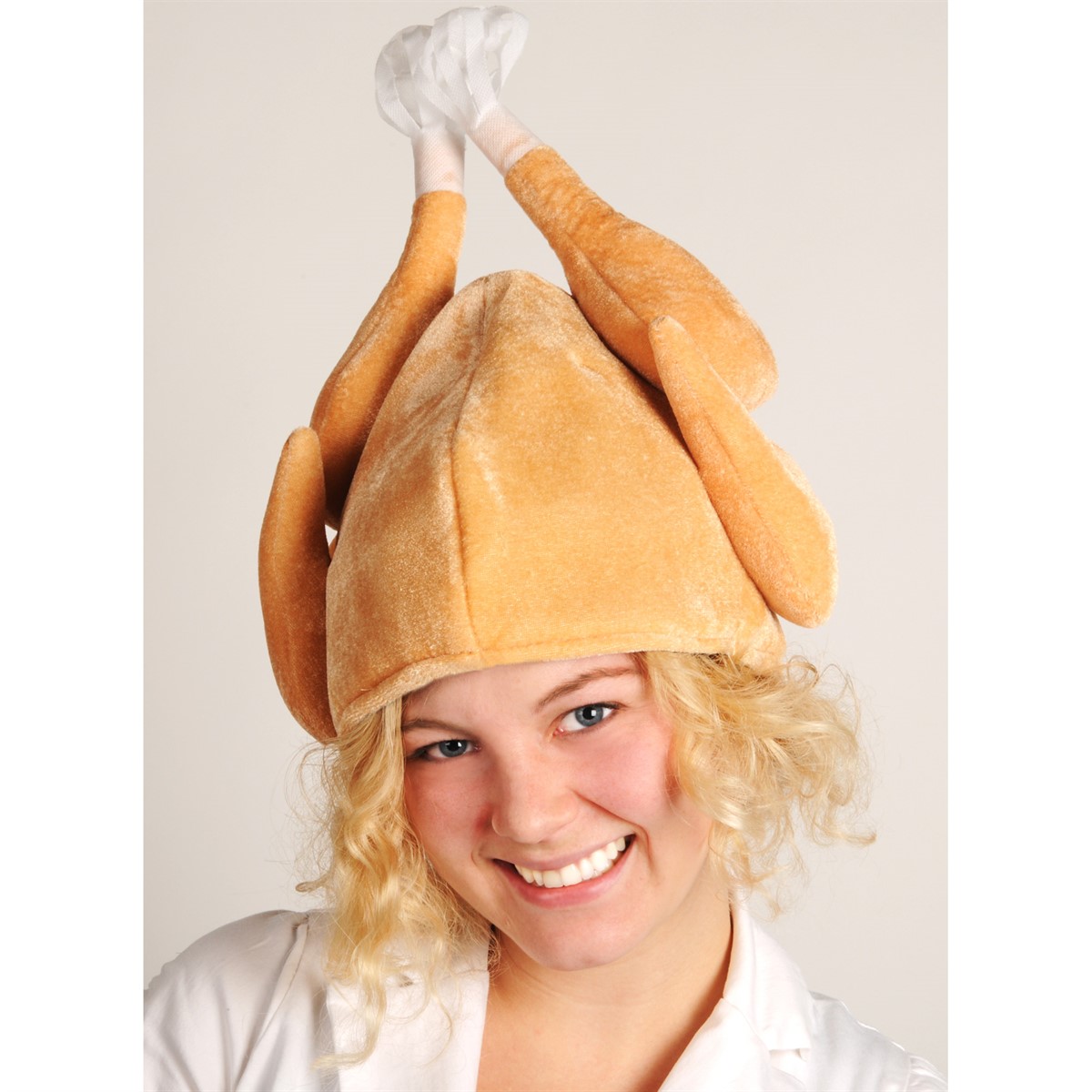 Plush Turkey Hat Adult - PartyBell.com