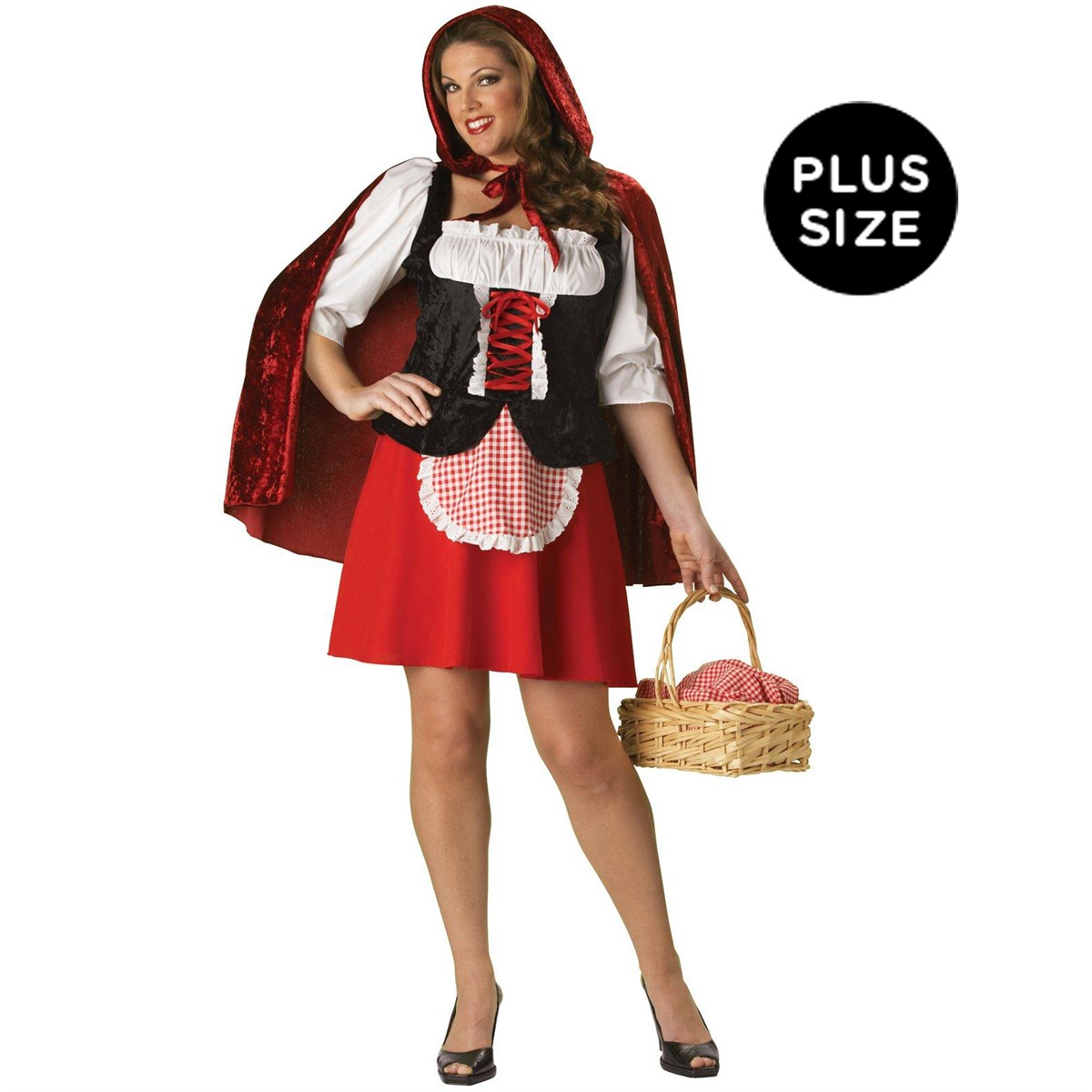 Red Riding Hood Elite Collection Adult Plus Costume - PartyBell.com