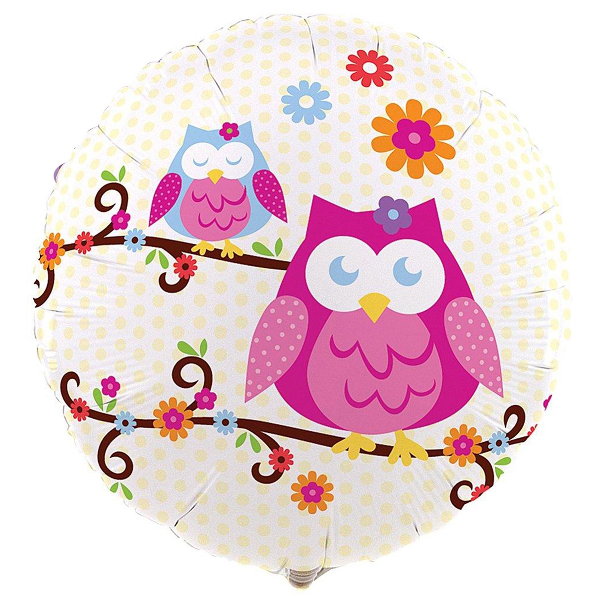 Owl Blossom Foil Balloon 18" - PartyBell.com
