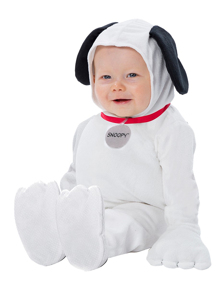 Peanuts: Snoopy Infant Plush Jumpsuit Costume - PartyBell.com