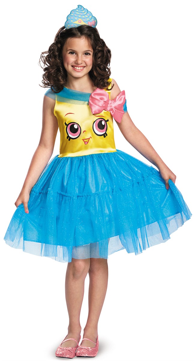 Shopkins Cupcake Queen Girls Costume - PartyBell.com
