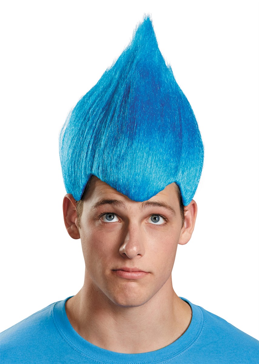 Blue Troll Adult Wig - PartyBell.com