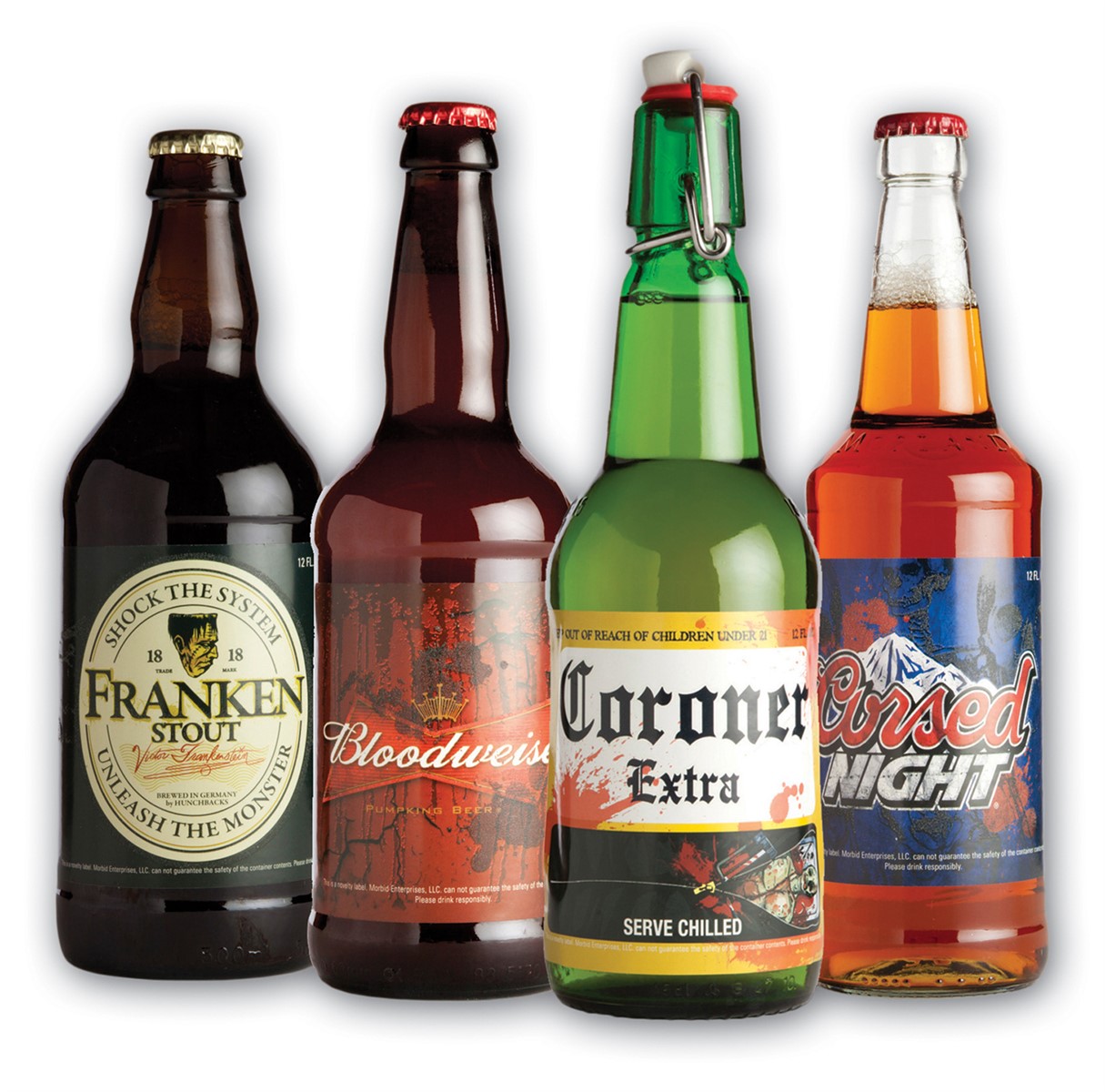 Halloween Glow in the Dark Root Beer Labels - PartyBell.com