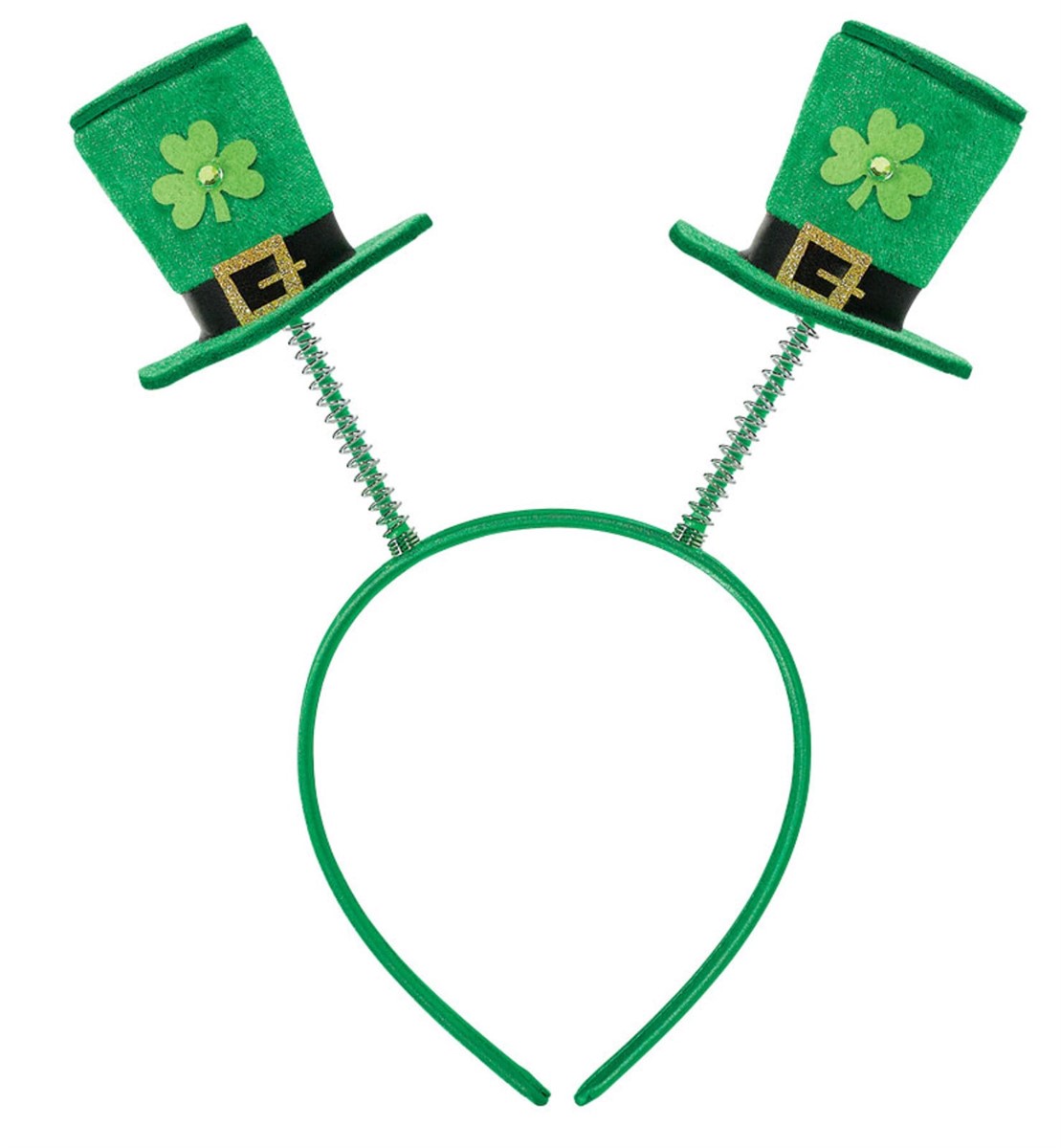 St. Patrick's Day Top Hat Boppers Adult Headband - PartyBell.com