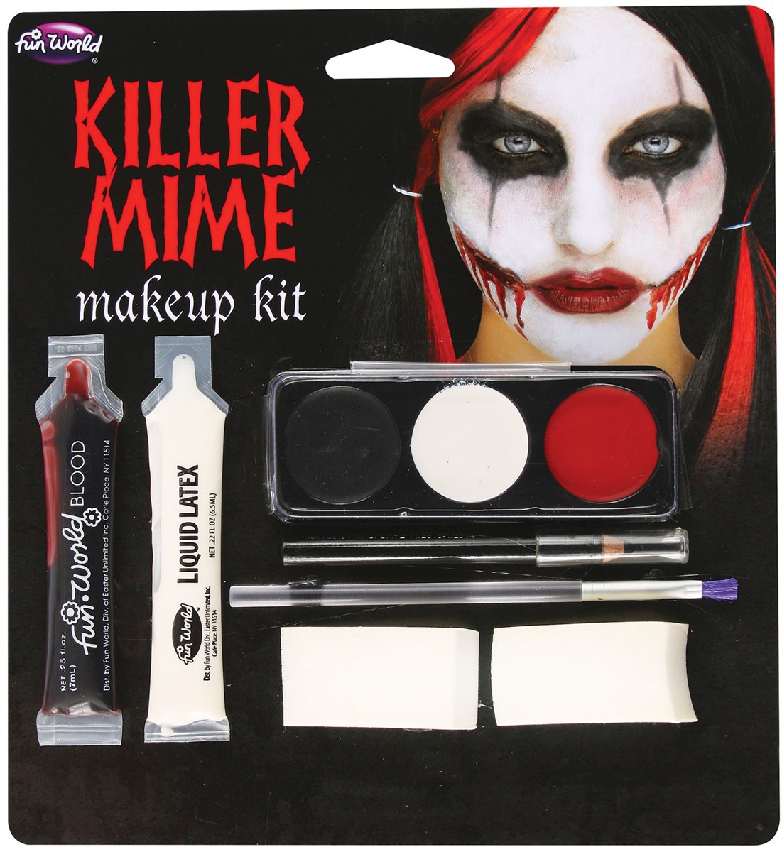 Killer Mime Makeup Kit - PartyBell.com