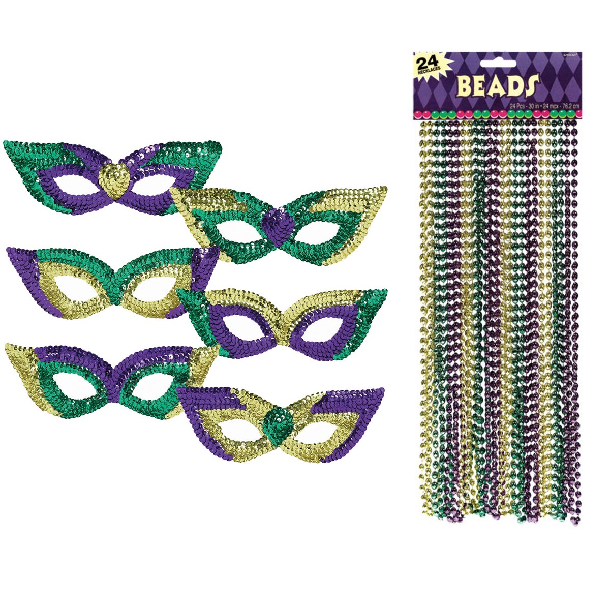 Mardi Gras Party Pack Bundle - PartyBell.com