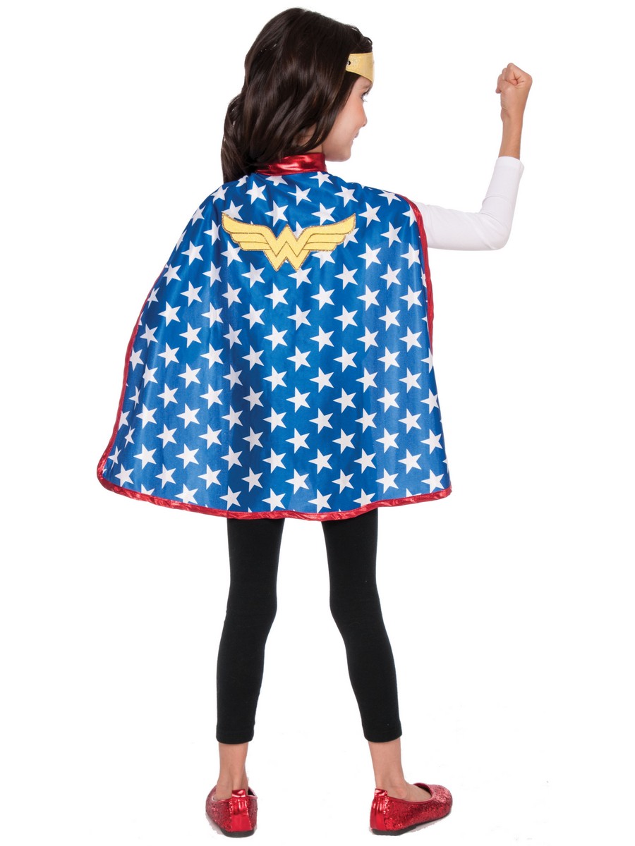 DC Super Hero Girls Wonder Woman Child Cape Set - PartyBell.com