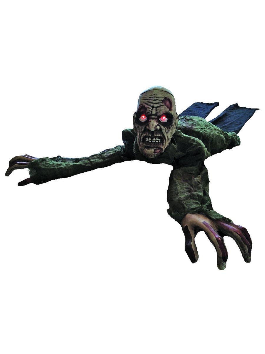Animated Crawling Zombie with Lights & Sound - PartyBell.com