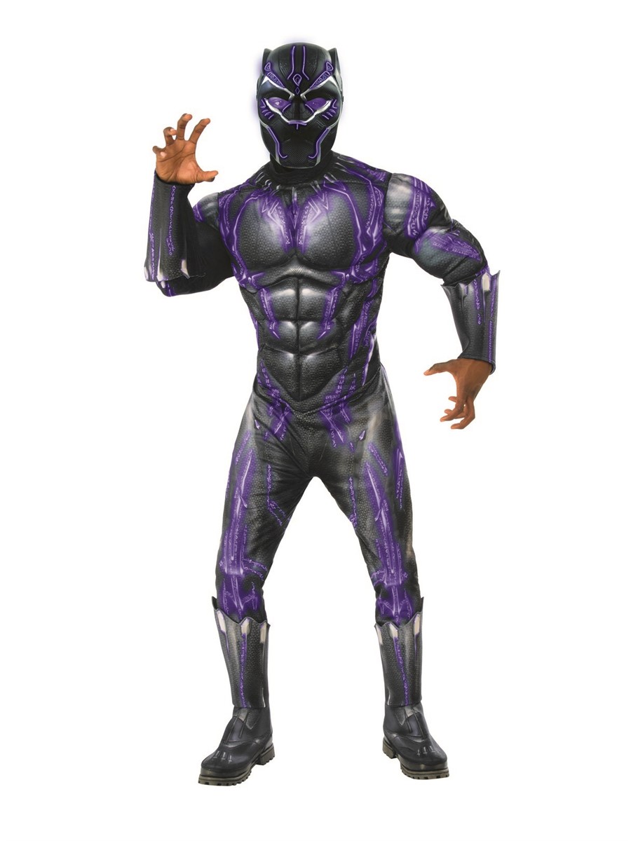 Marvel: Black Panther Movie Black Panther Child Lightup Battle Mask ...