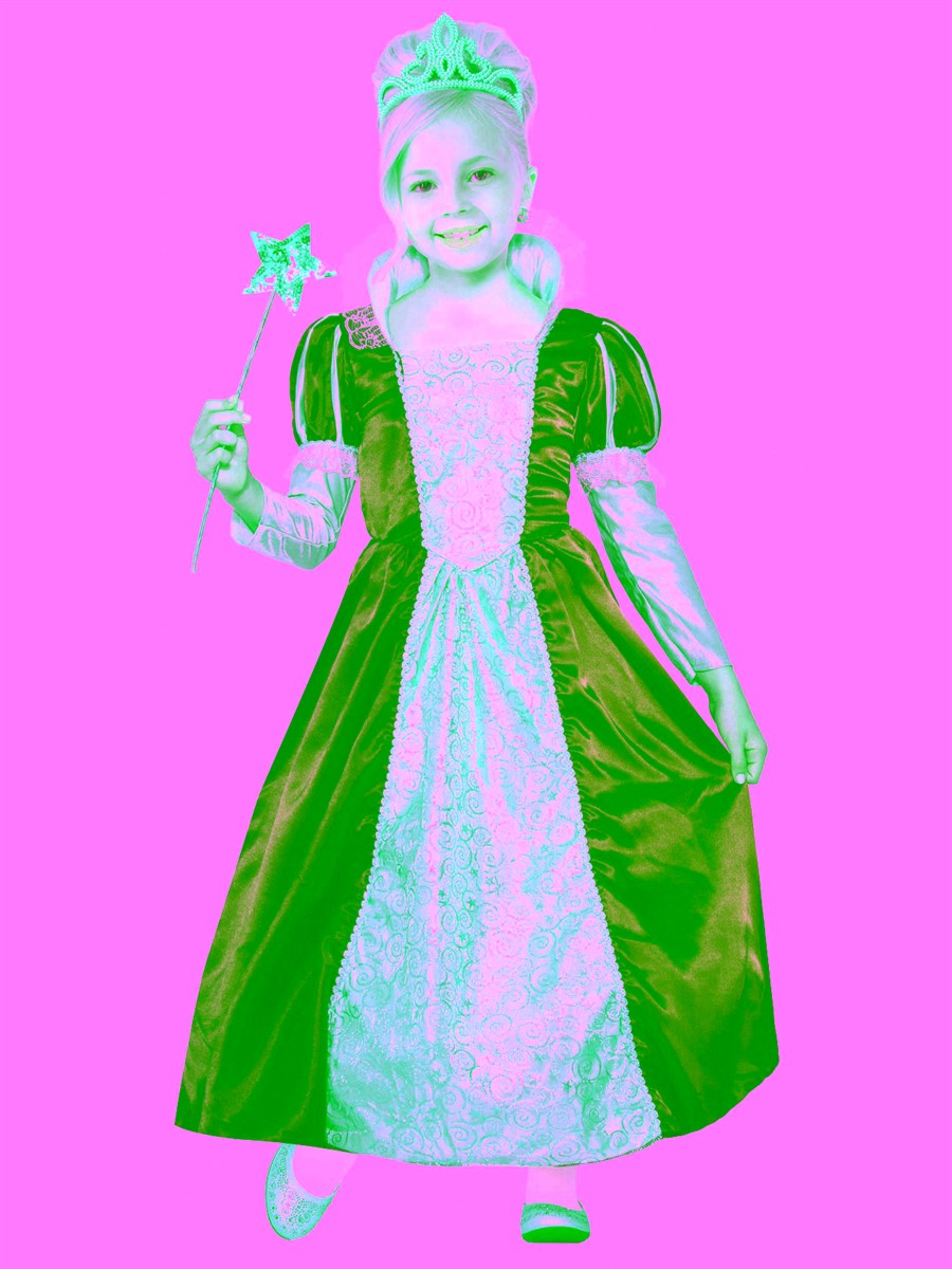 Girls Princess Indigo Costume - PartyBell.com