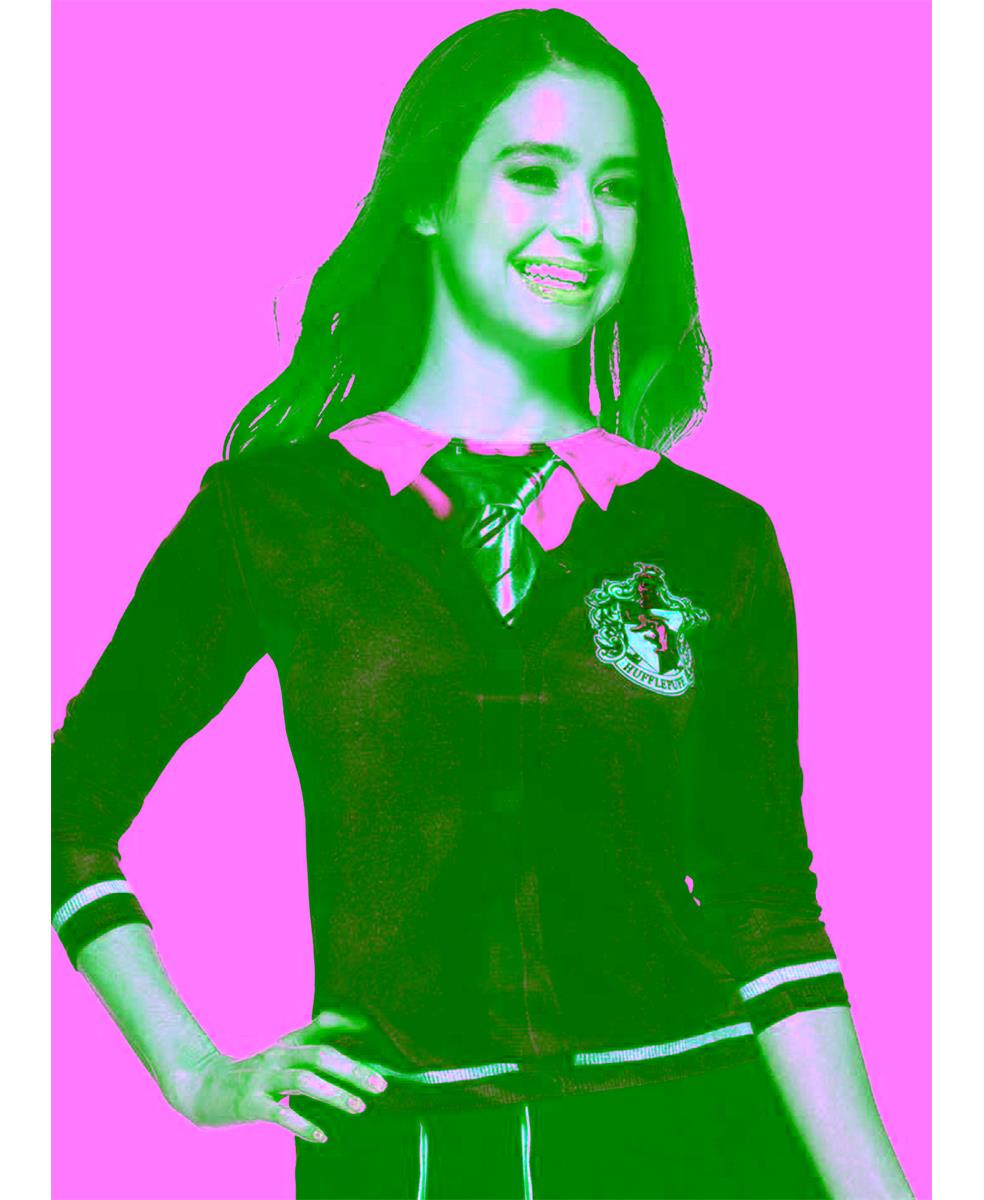 The Wizarding World Of Harry Potter Adult Hufflepuff Costume Top The Wizarding World Of Harry Potter Adult Hufflepuff Costume Top
