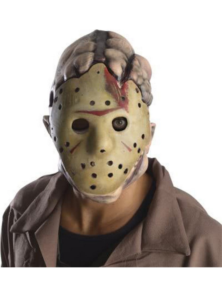 Deluxe Adult Jason Latex Mask - PartyBell.com