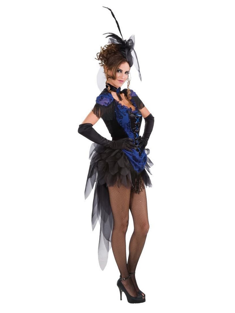 Adult Victorian Raven Costume - PartyBell.com