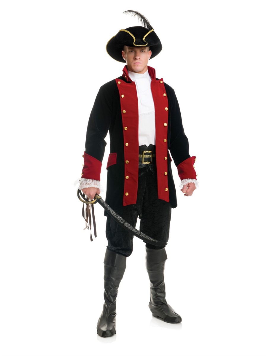 Velvet Pirate Prince-Jacket Pl Costume - PartyBell.com