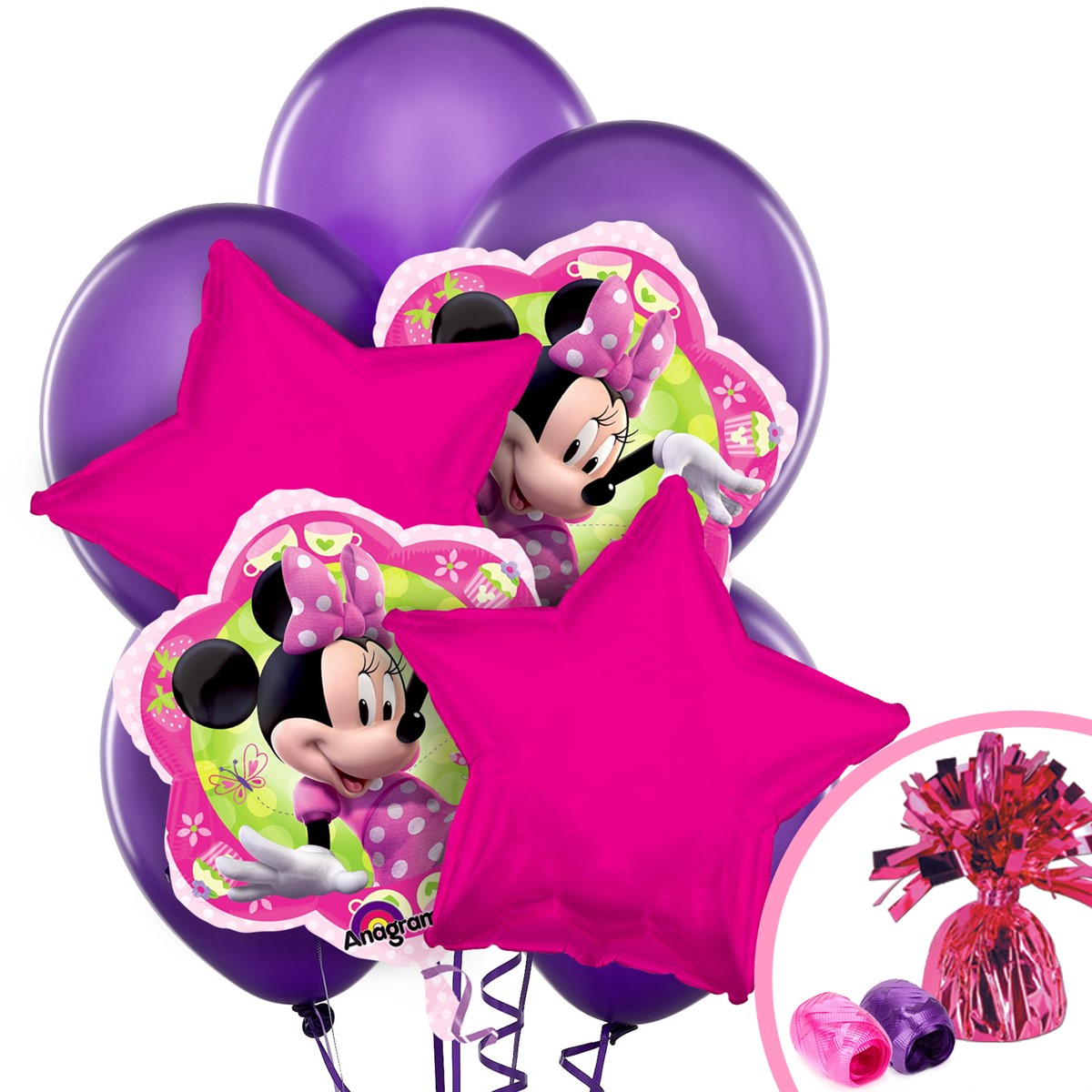 Disney Minnie Dream Party Balloon Bouquet - PartyBell.com