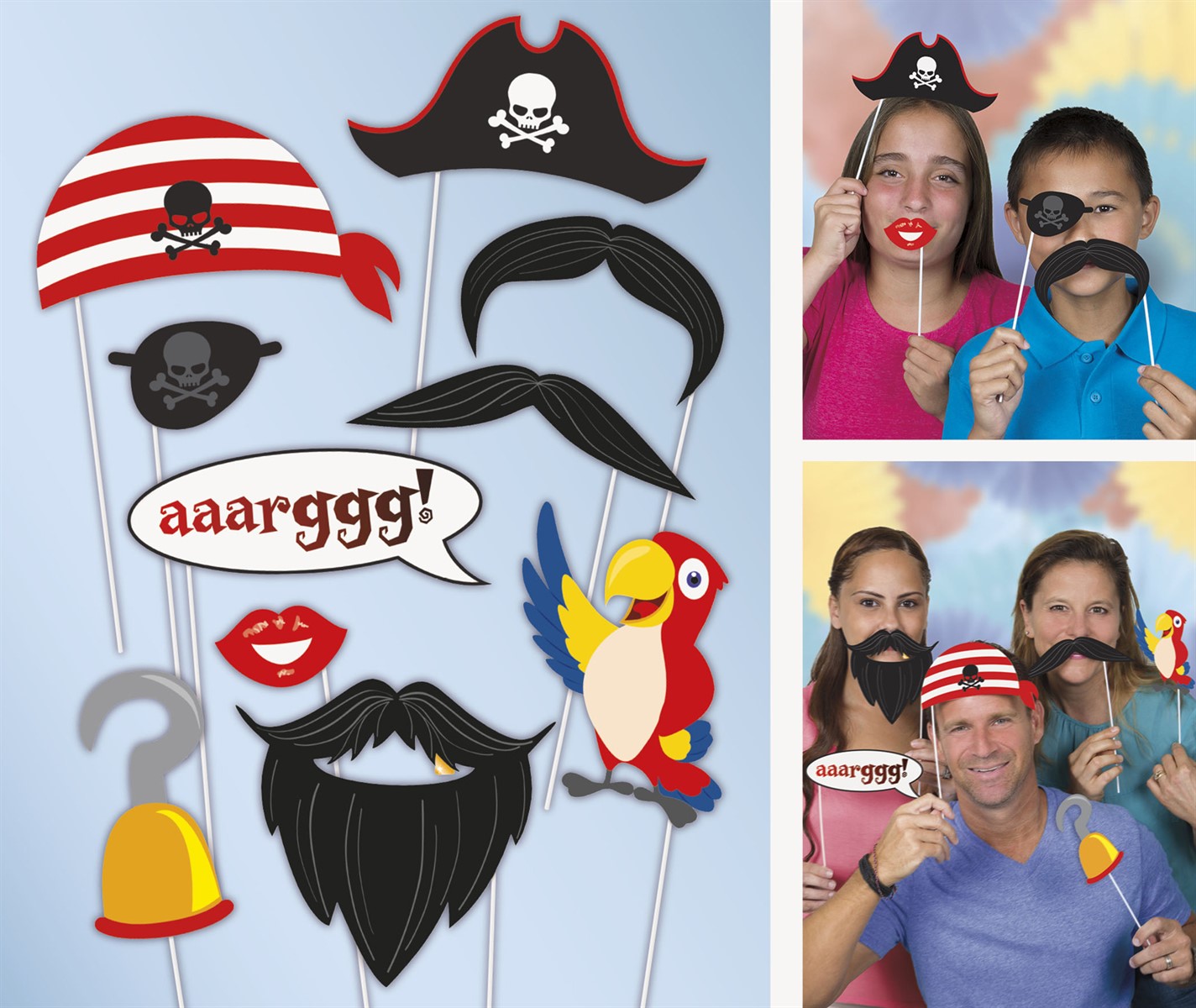 Pirate Photo Props - PartyBell.com