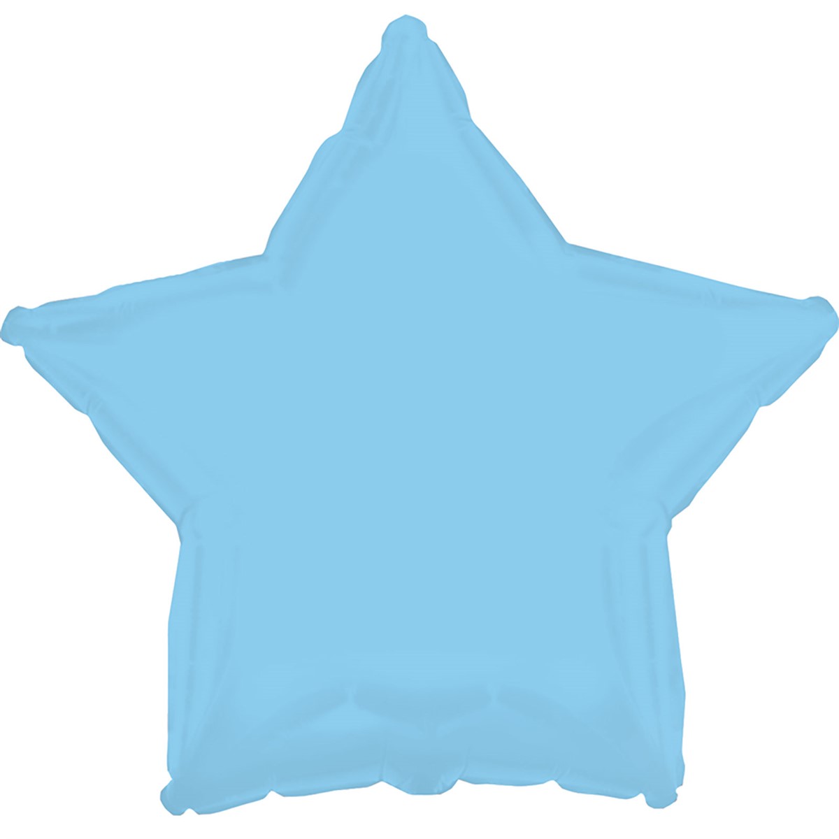 Opalescent Light Blue Star Foil Balloon - PartyBell.com