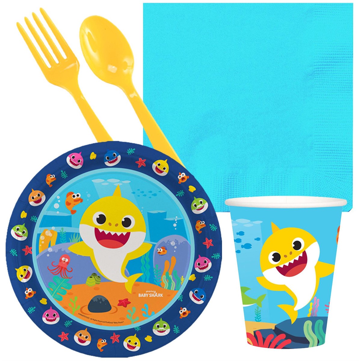 Baby Shark Snack Pack for 16 - PartyBell.com