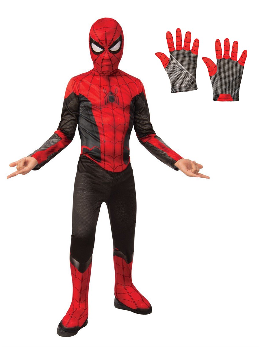 Spiderman Kids Costume Kit - Red & Black - PartyBell.com
