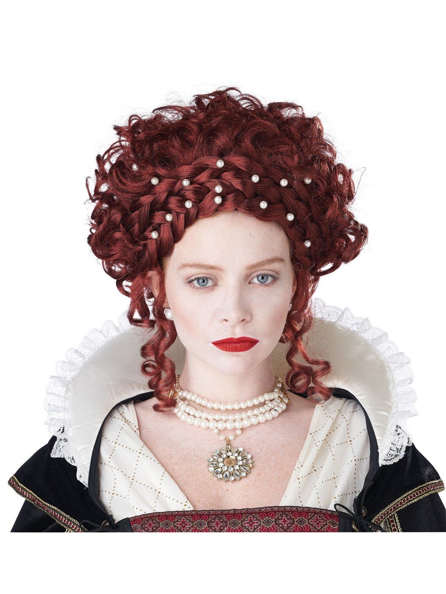 Womens Elizabethan Lady Wig - PartyBell.com