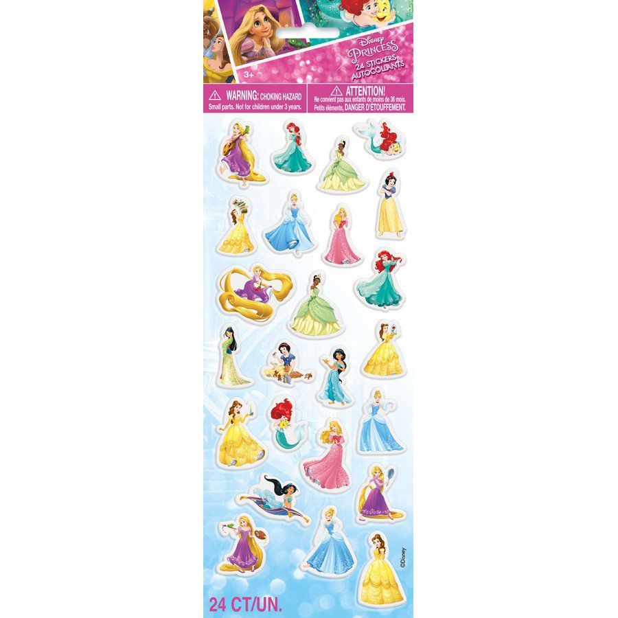 Disney Princess Dream Big Puffy Sticker Sheet (1) - PartyBell.com
