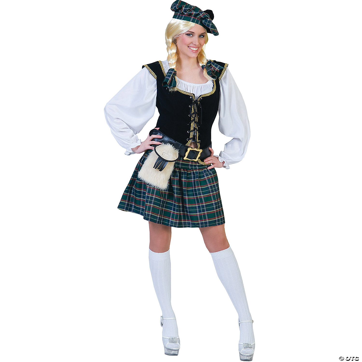 SCOTTISH LASS ADULT MEDIUM Costume - PartyBell.com