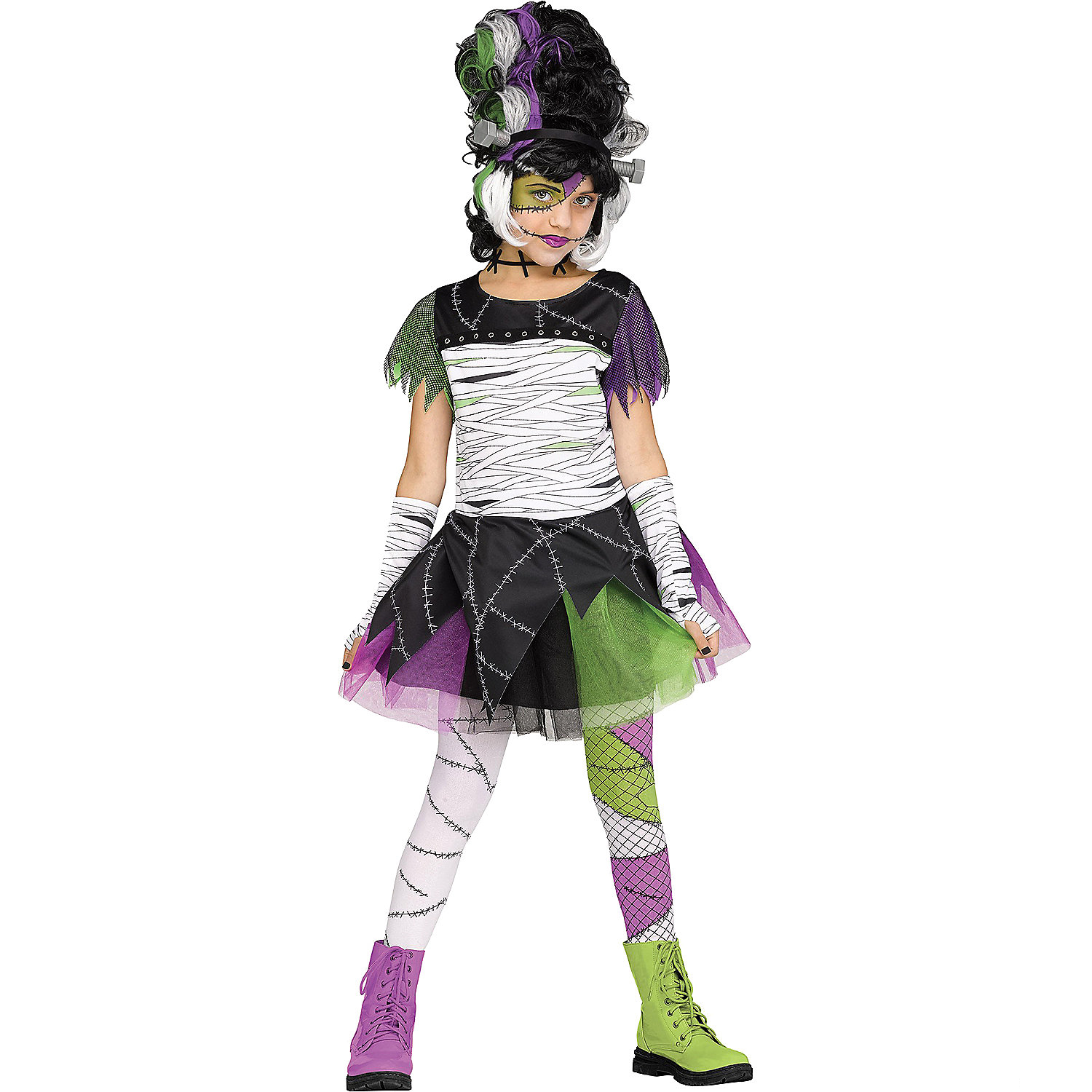 MONSTER BRIDE CHILD Costume - PartyBell.com