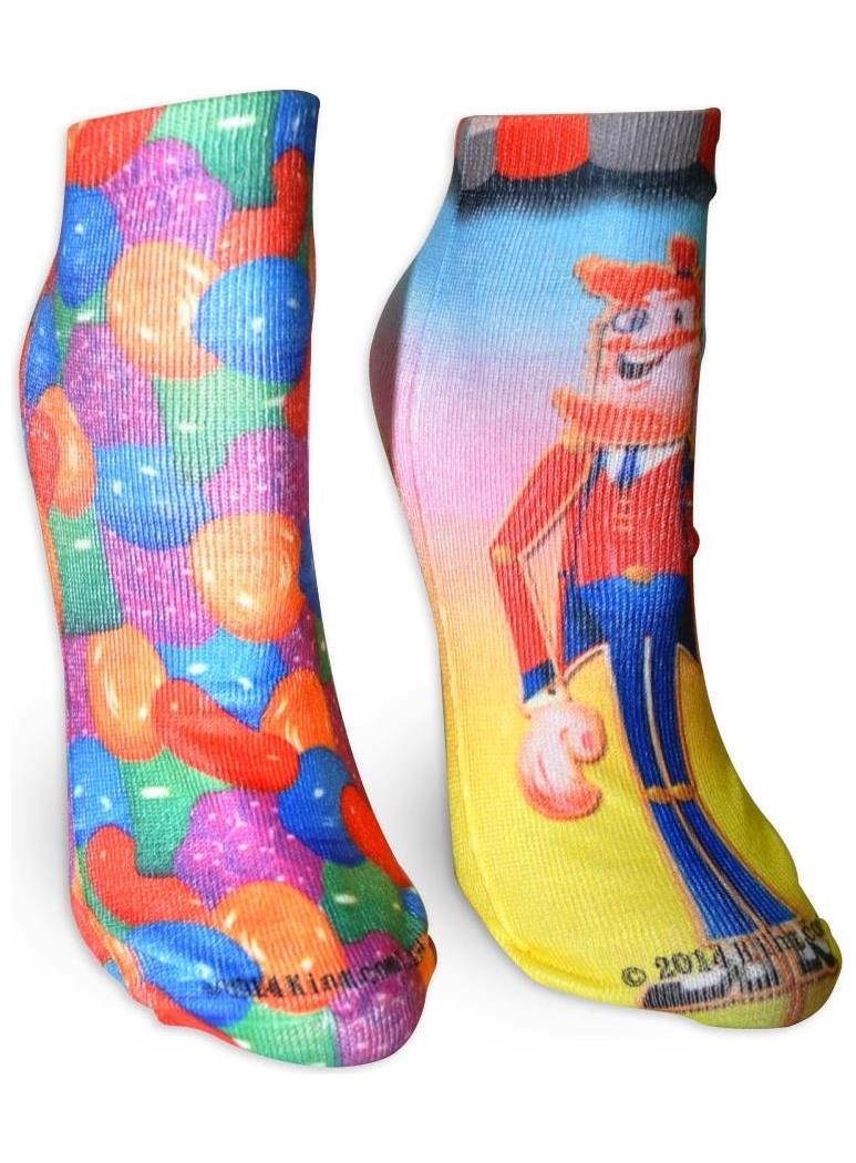 Candy Crush "Candy Toffee" Ladies Socks 2-Pack - PartyBell.com
