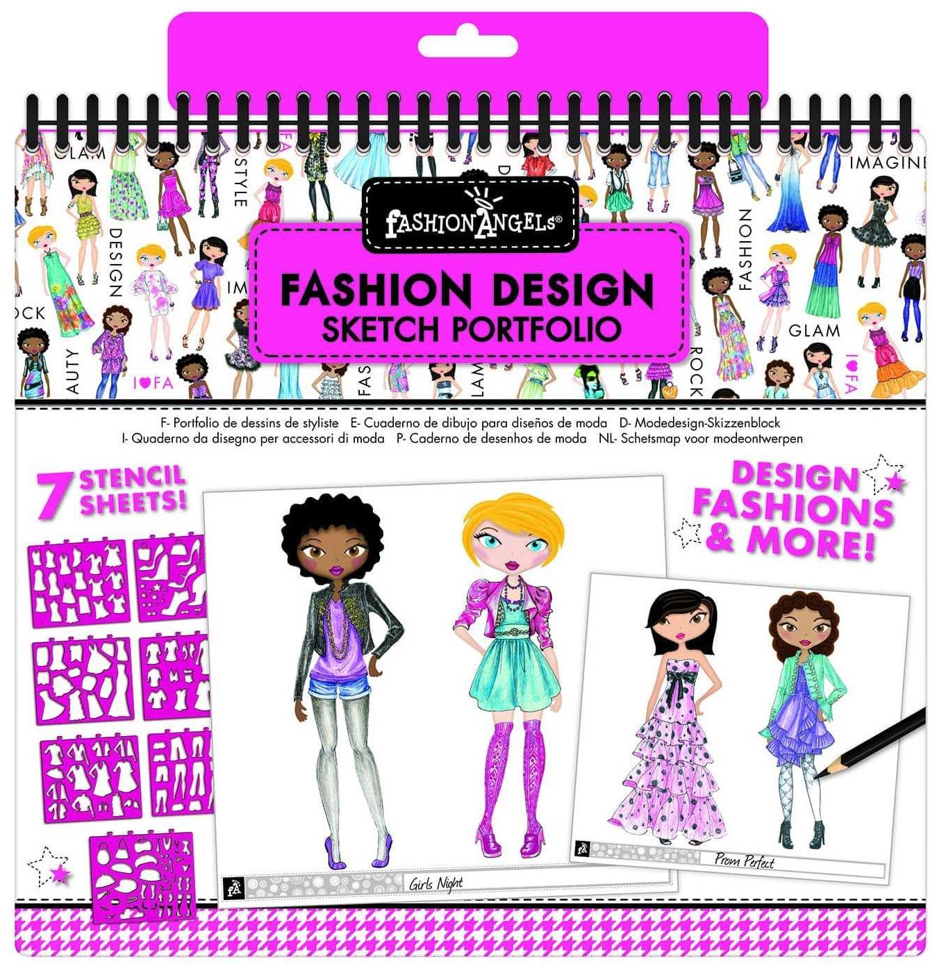 Fashion Angels Makeup Design Sketch Portfolio | Saubhaya Makeup