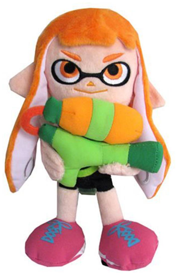 Splatoon 9" Plush: Orange Inkling Girl - PartyBell.com