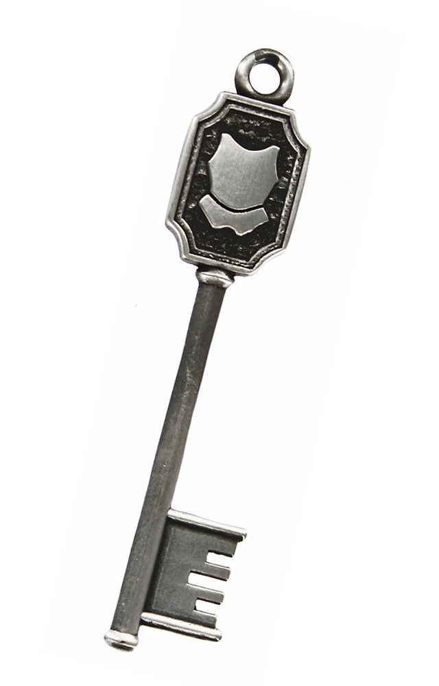 Resident Evil Arcade Block Armor Metal Key Replica - PartyBell.com