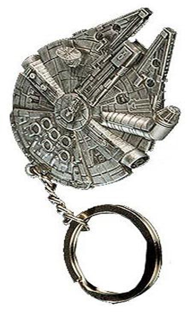 Star Wars Millennium Falcon Replica Key Chain - PartyBell.com