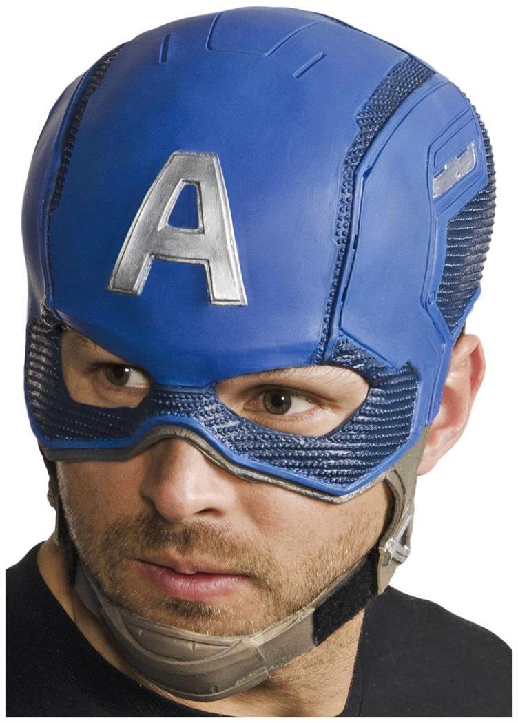 Avengers 2 Captain America Molded Costume Mask Adult One Size ...