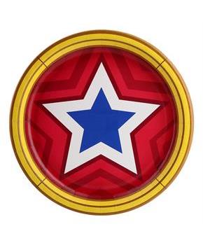 Mighty Girl Power Dinner Plate - PartyBell.com